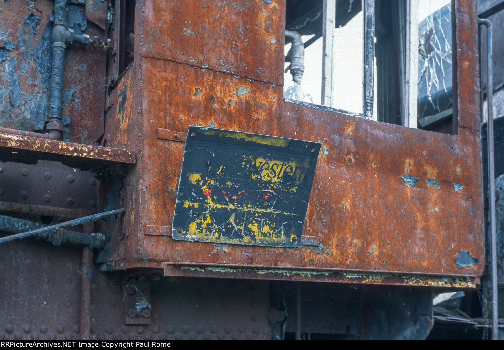 NWSW 74, Baldwin P-5 0-8-0 Steam Engine, ex GTW 8374,